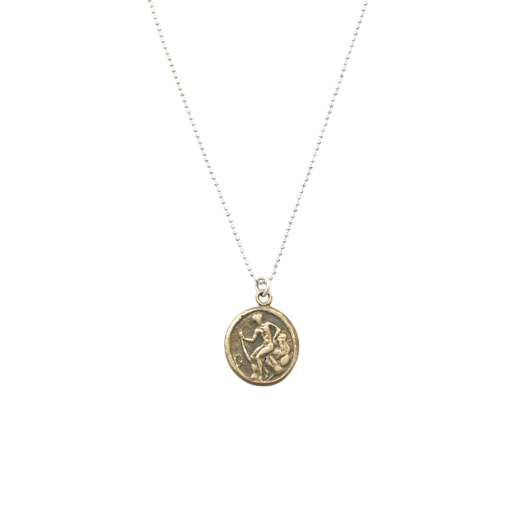 Ancient Greek Medallion Coin Necklace - Zeus – Laborde Designs ...